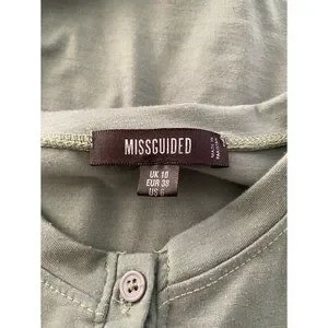 Missguided | Tops | Missguided 34 Sleeve Top Size 6 | Poshmark